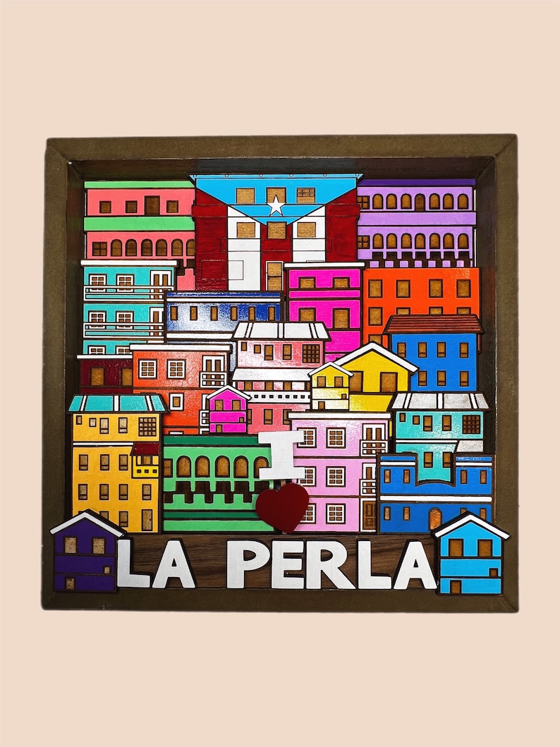 La Perla, San Juan, Puerto Rico Neighborhood Art - Etsy