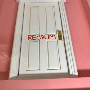 The Shining redrum Door Diorama. 9 X 9 - Etsy