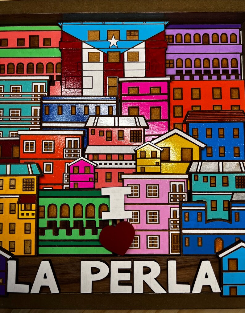 La Perla, San Juan, Puerto Rico Neighborhood Art - Etsy