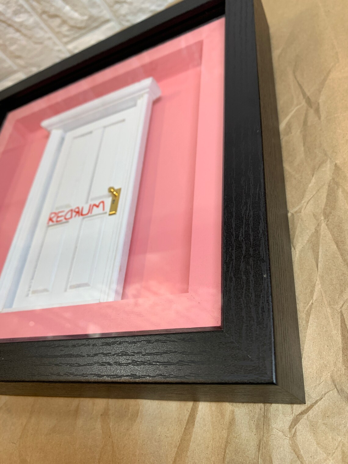 The Shining redrum Door Diorama. 9 X 9 - Etsy