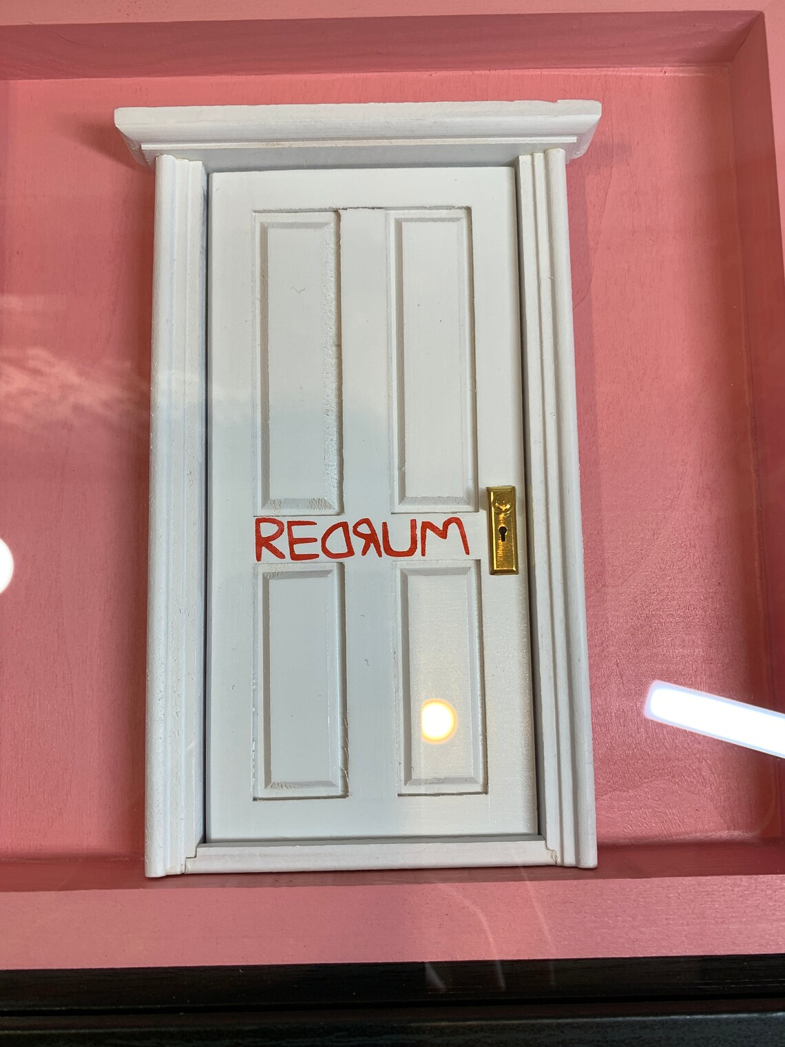 The Shining redrum Door Diorama. 9 X 9 - Etsy