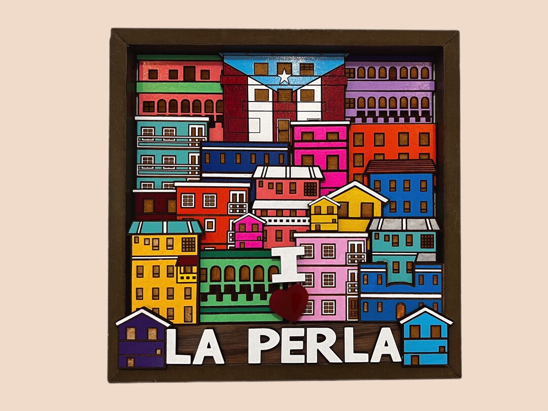 La Perla San Juan Puerto Rico Neighborhood Art - Etsy