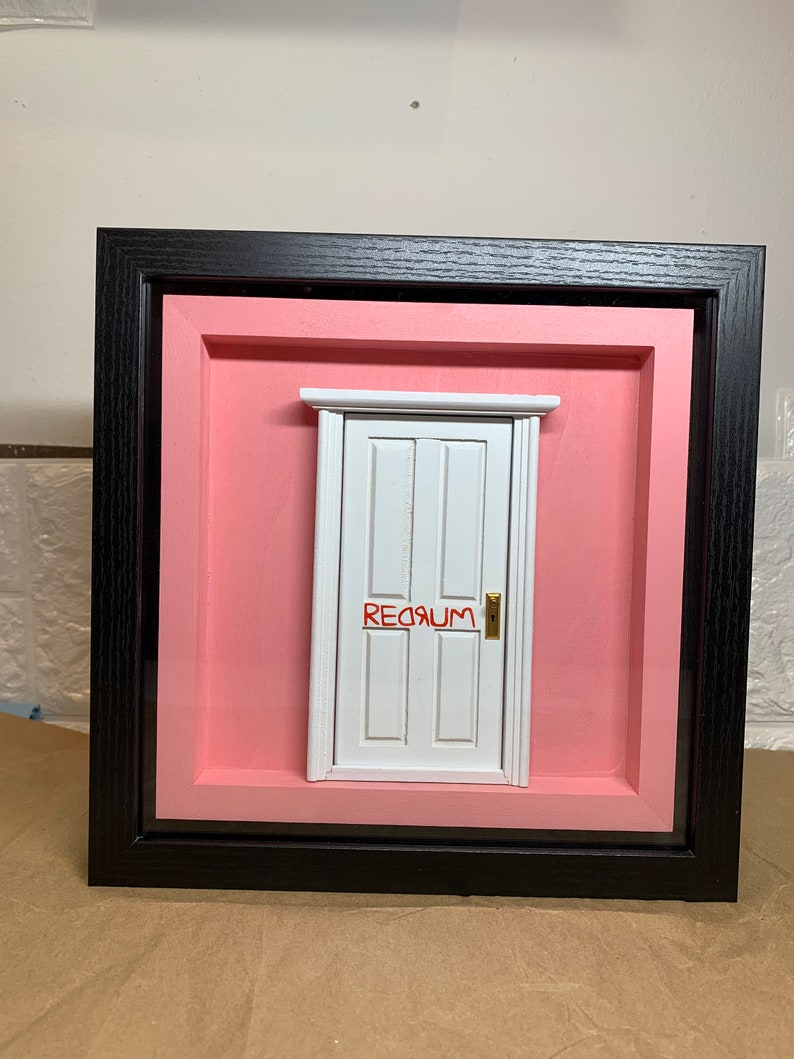 The Shining redrum Door Diorama. 9 X 9 - Etsy