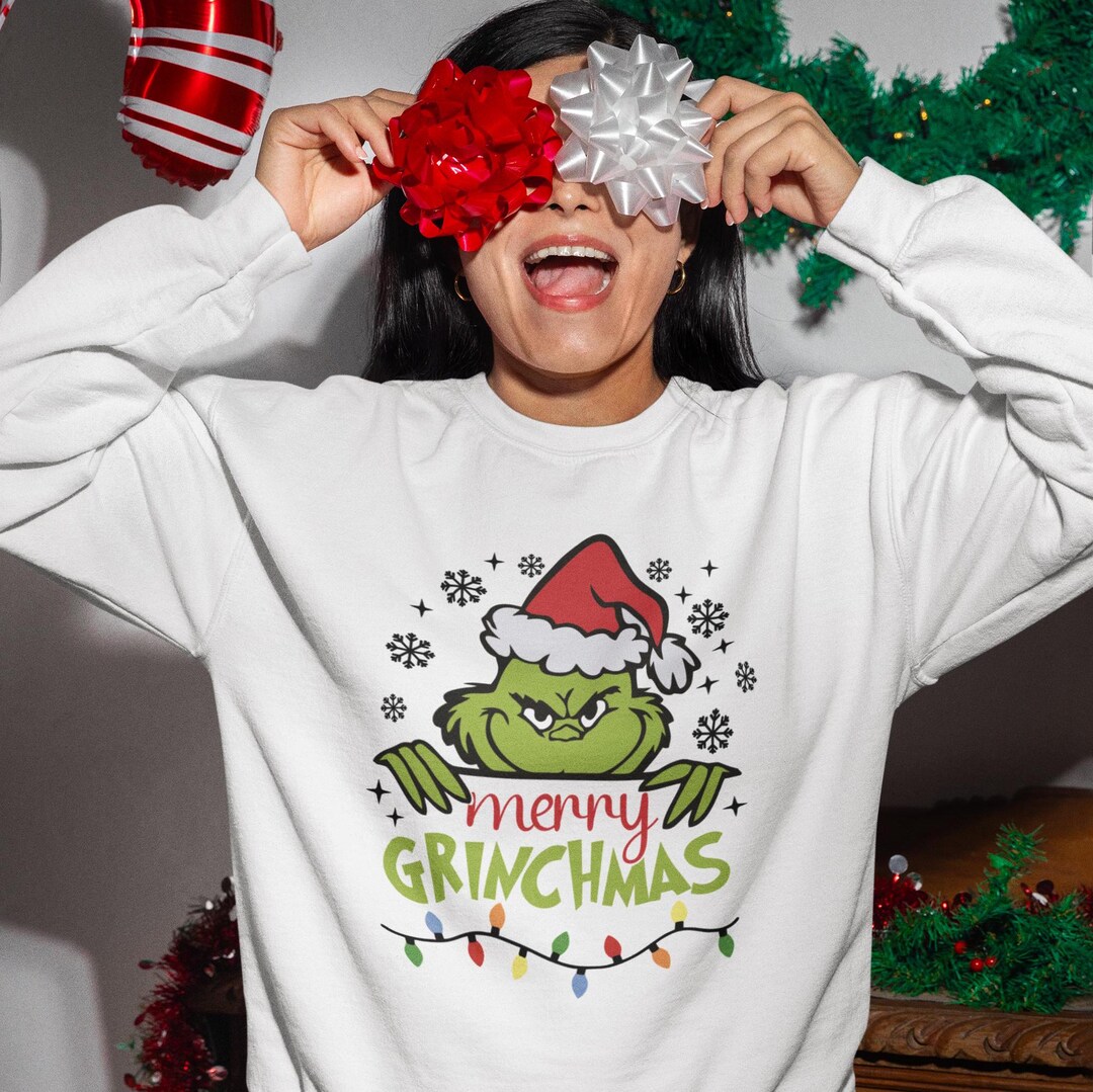 Merry Grinchmas - Grinch Christmas Designs, Holiday SVG, Gift for Her ...