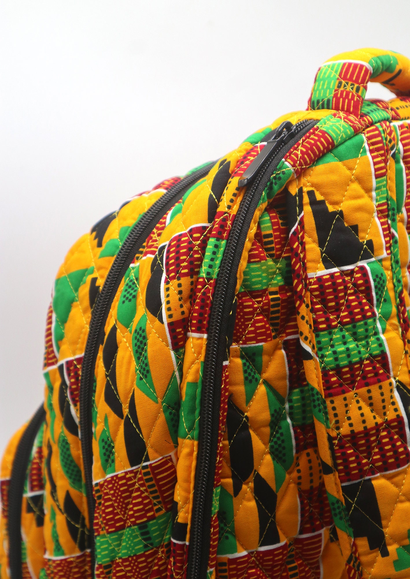 Large Kente Backpack/ African Backpack/ African Print Backpack/African Bag/