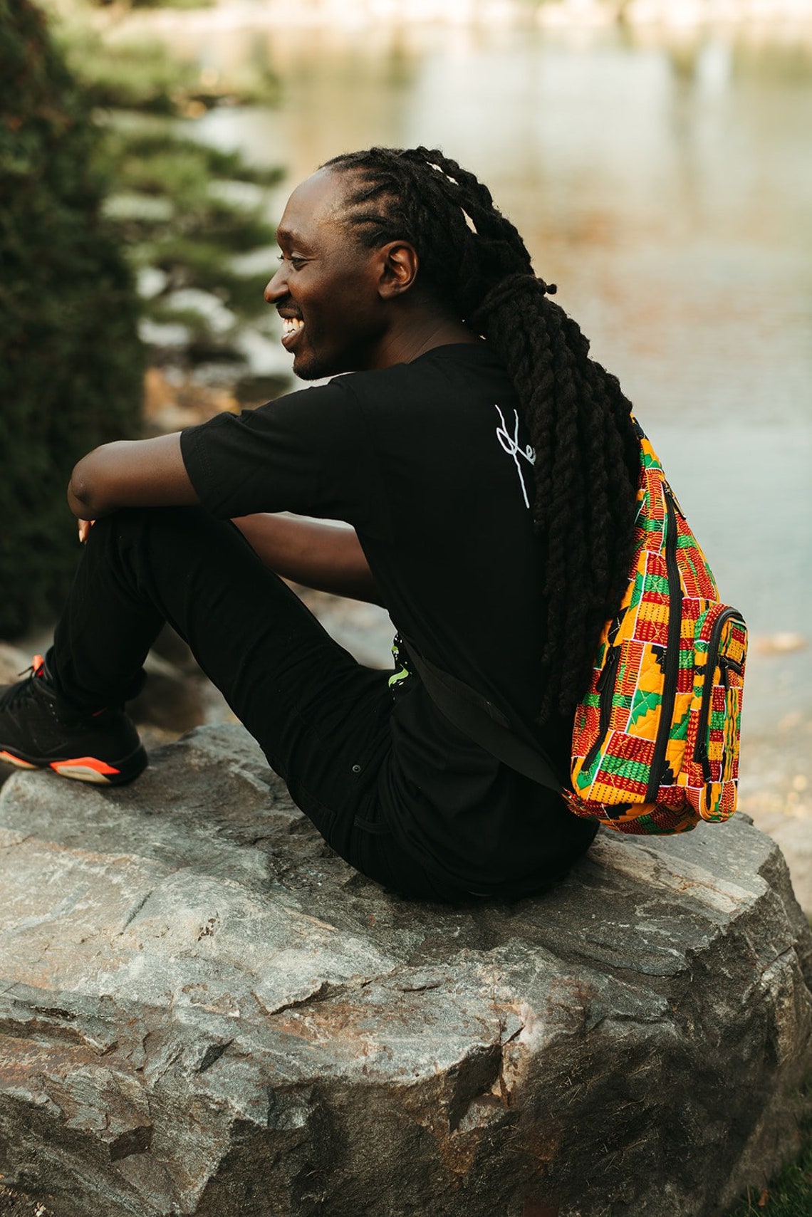 Kente Sling Backpack/ African Backpack/ African Bag/ African - Etsy