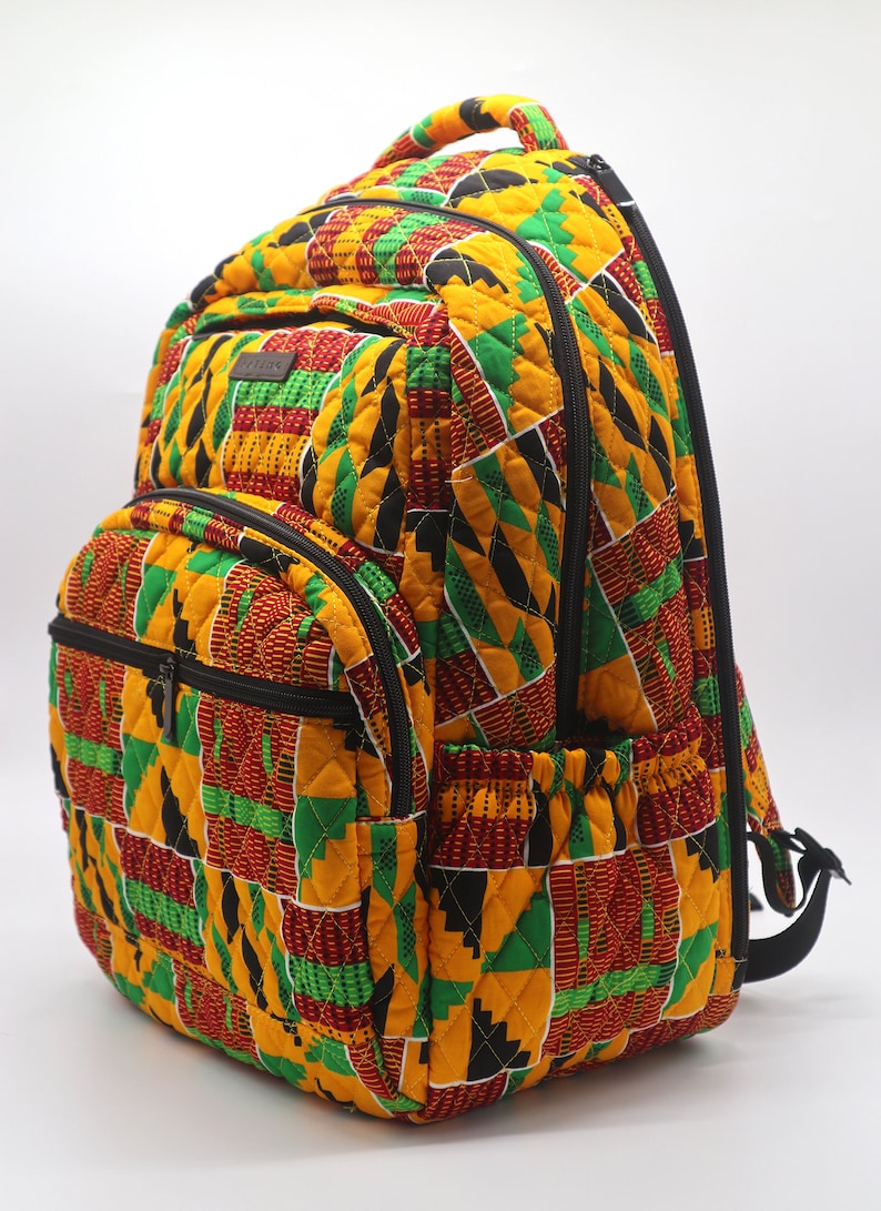 Large Kente Backpack/ African Backpack/ African Print - Etsy