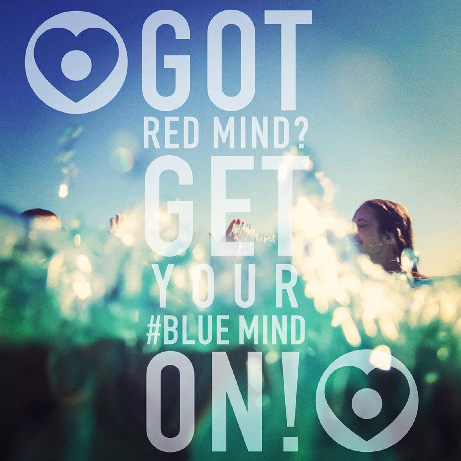 Blue Mind Magnet: "got Red Mind? Get Your Blue Mind On!" - Etsy