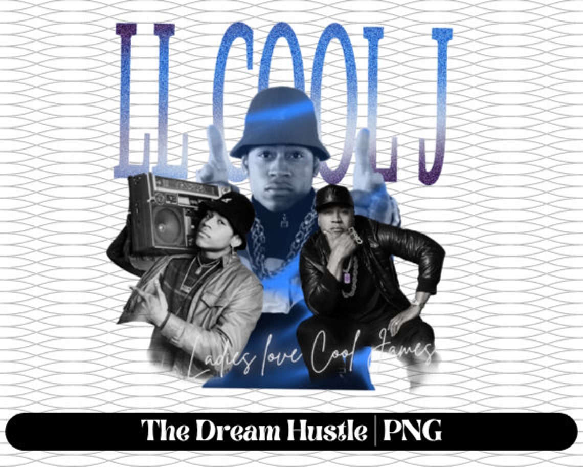 LL Cool J Png, T-shirt Design, Ready to Print, Printable Design, Hiphop ...