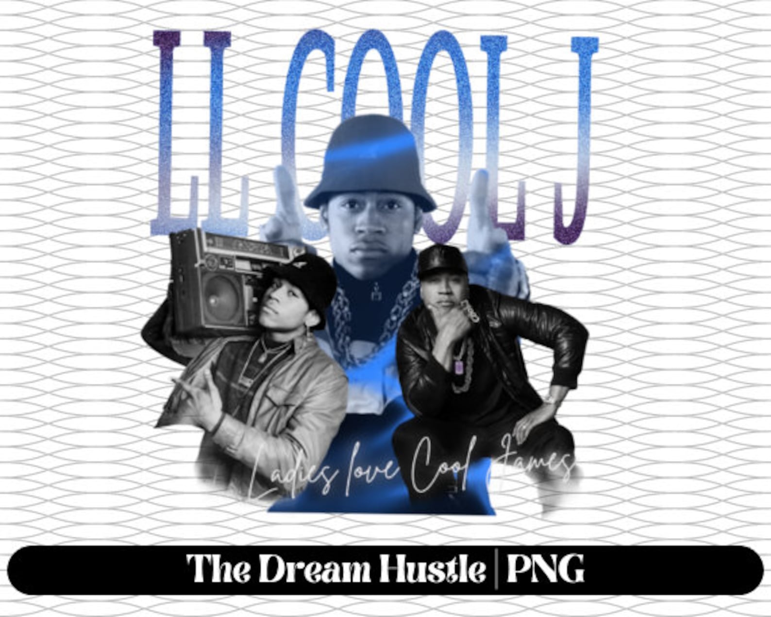 LL Cool J Png, T-shirt Design, Ready to Print, Printable Design, Hiphop ...