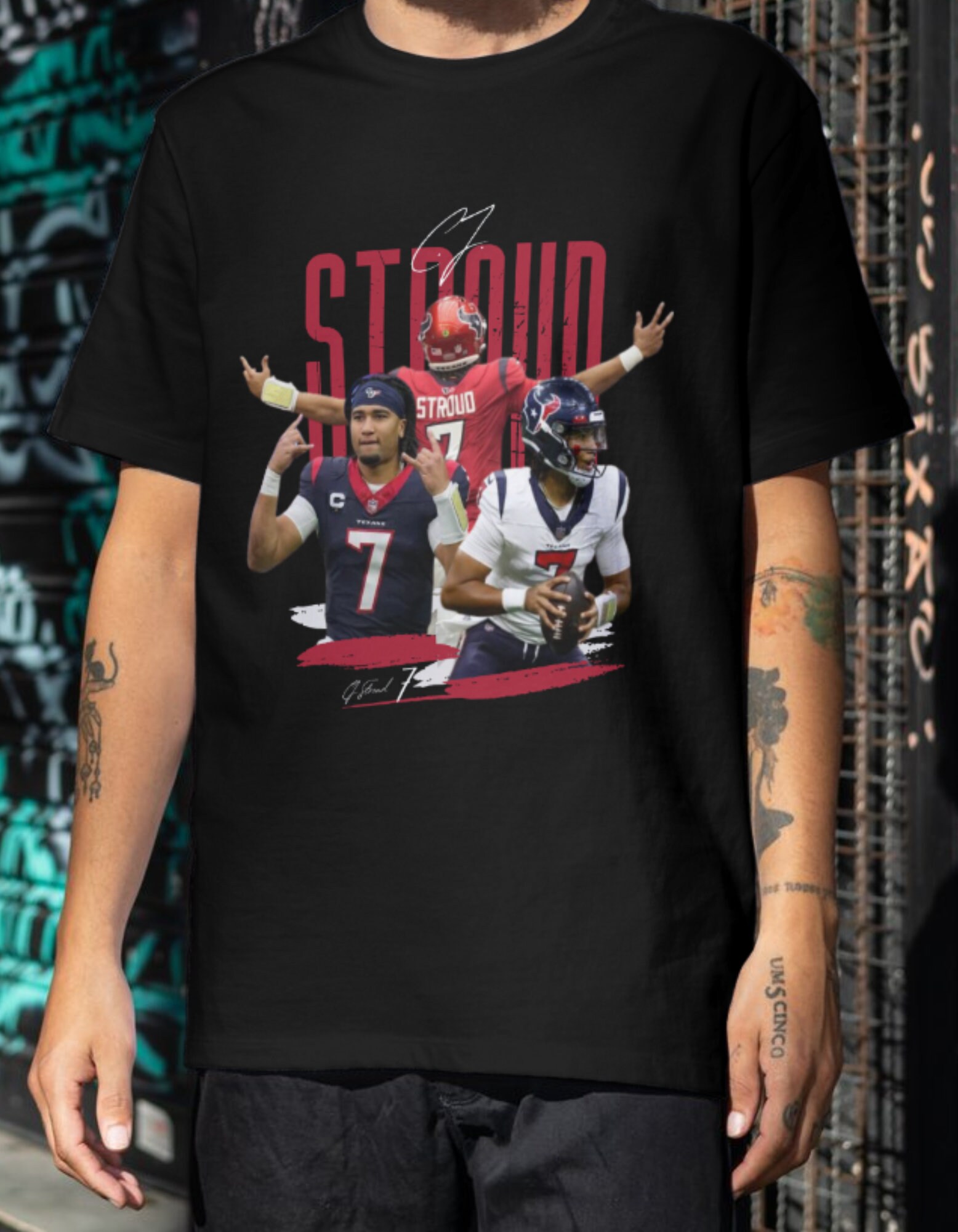 C.J. Stroud PNG, Texans Football Png, Stroud Png, C.J. Stroud Shirt Png ...
