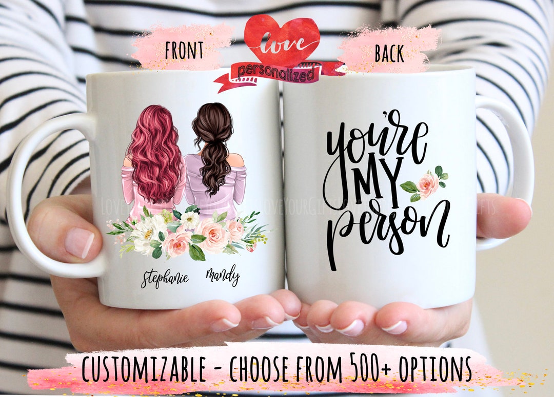 Personalized Best Friends Mug Personalized Friends Mug Bestie Mug Soul Sister Mug Best Friend ...