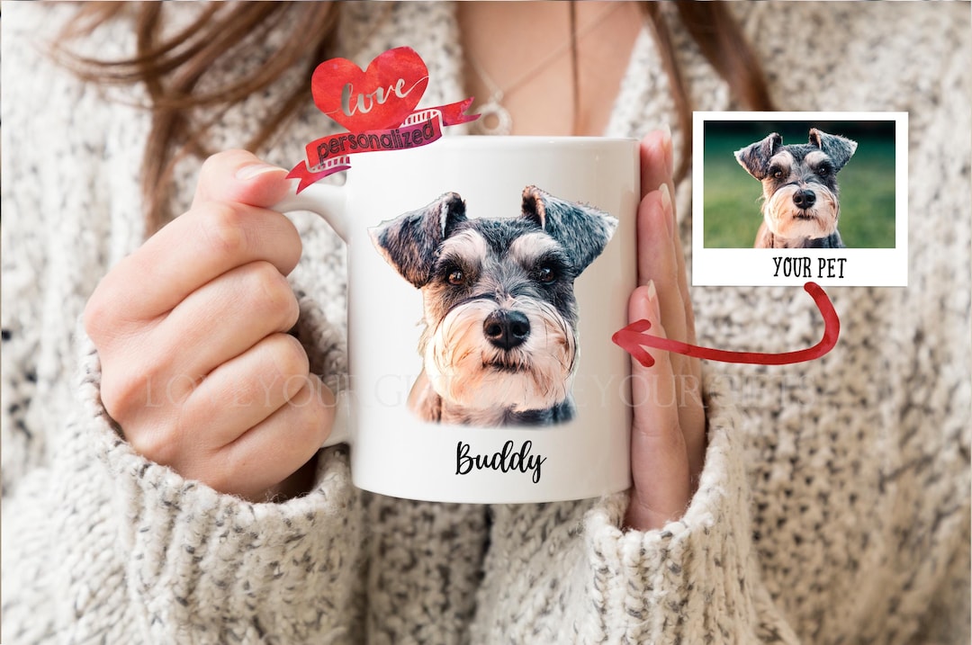 Custom Pet Mug Using Pet Photo Custom Dog Mug Dog Coffee Cup Dog Mom ...