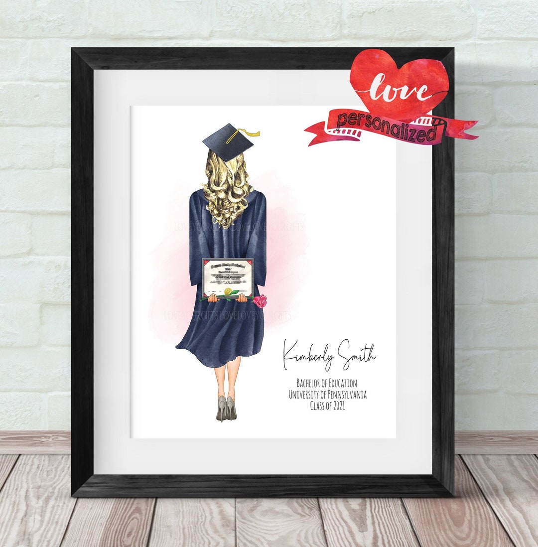 Personalized Graduation Print, Graduation Gift, Friends Graduation Gift ...