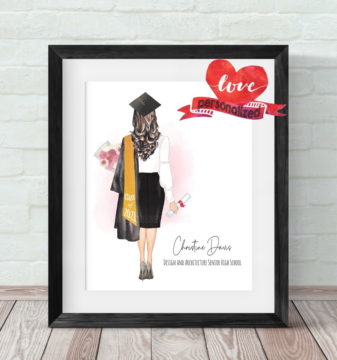 Personalized Graduation Print, Graduation Gift, Friends Graduation Gift ...
