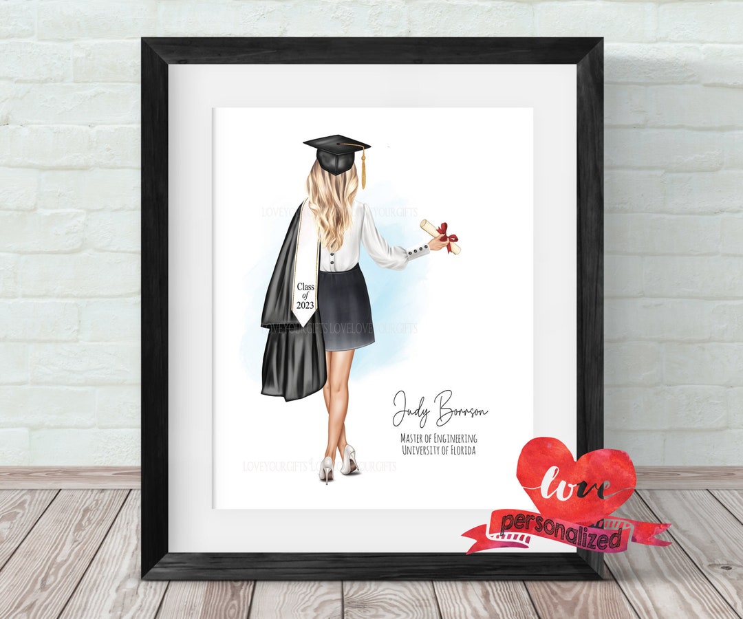 Personalized Graduation Print, Graduation Gift, Friends Graduation ...