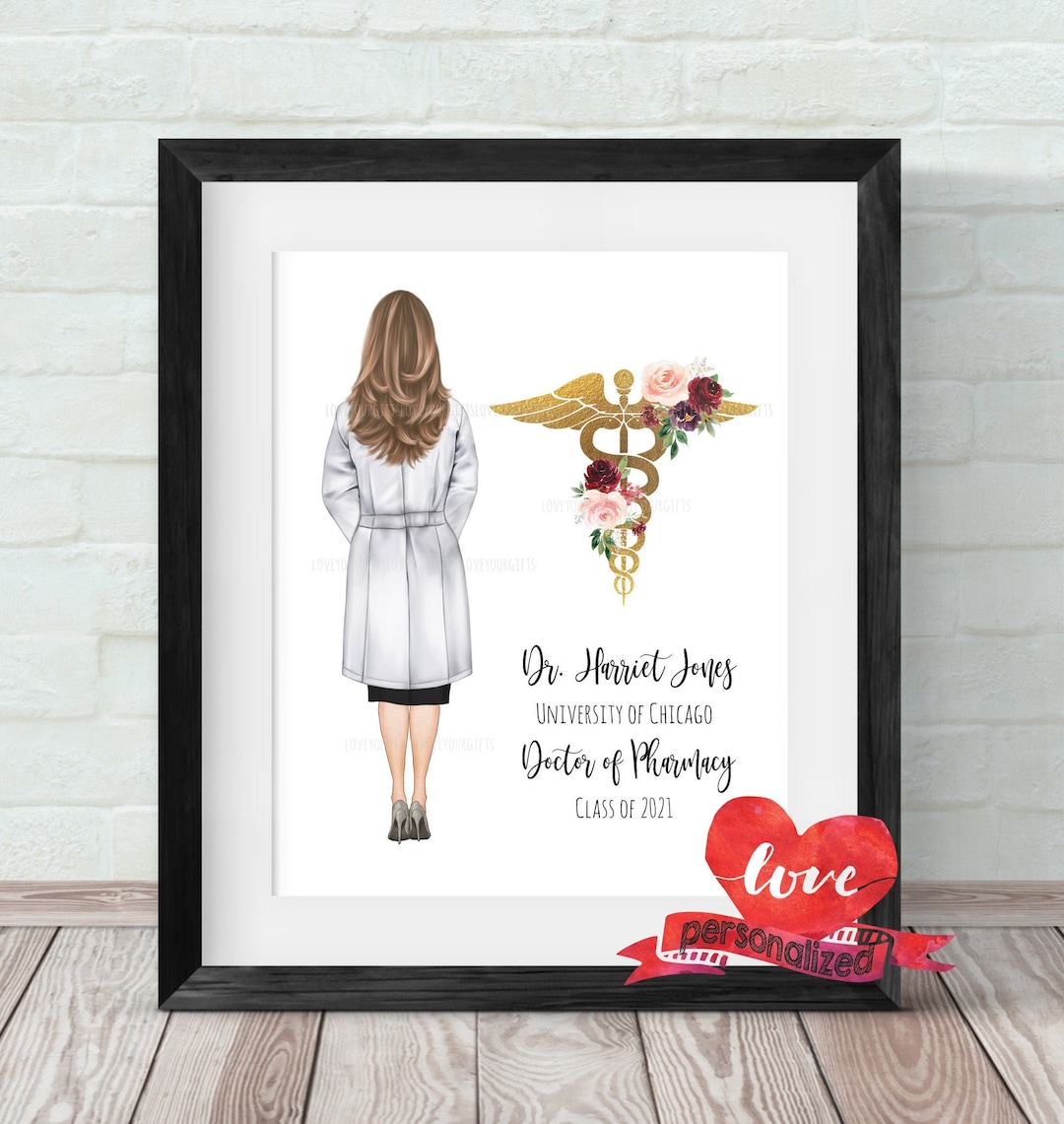 Personalized Doctor Graduation Print, Pharmacist Print, Pharmacy ...