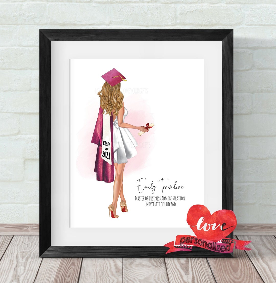Personalized Graduation Print, Graduation Gift, Friends Graduation ...
