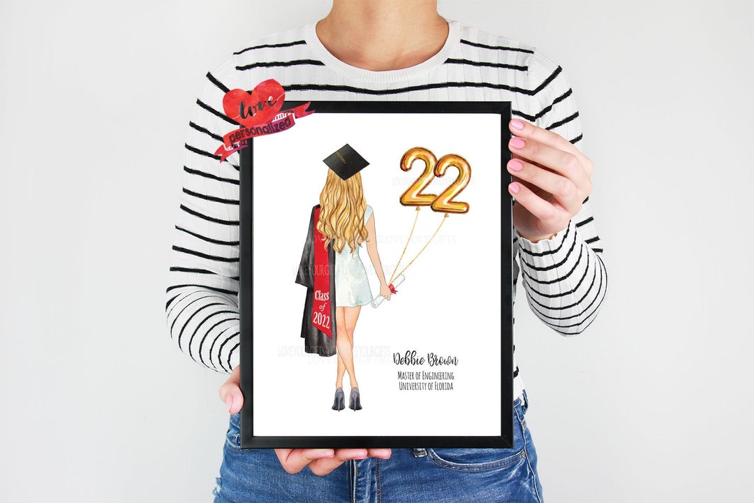 Personalized Graduation Print Graduation Gift Friends - Etsy