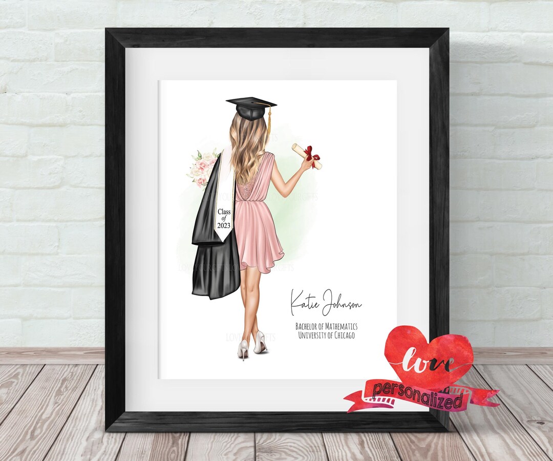 Personalized Graduation Print, Graduation Gift, Friends Graduation ...