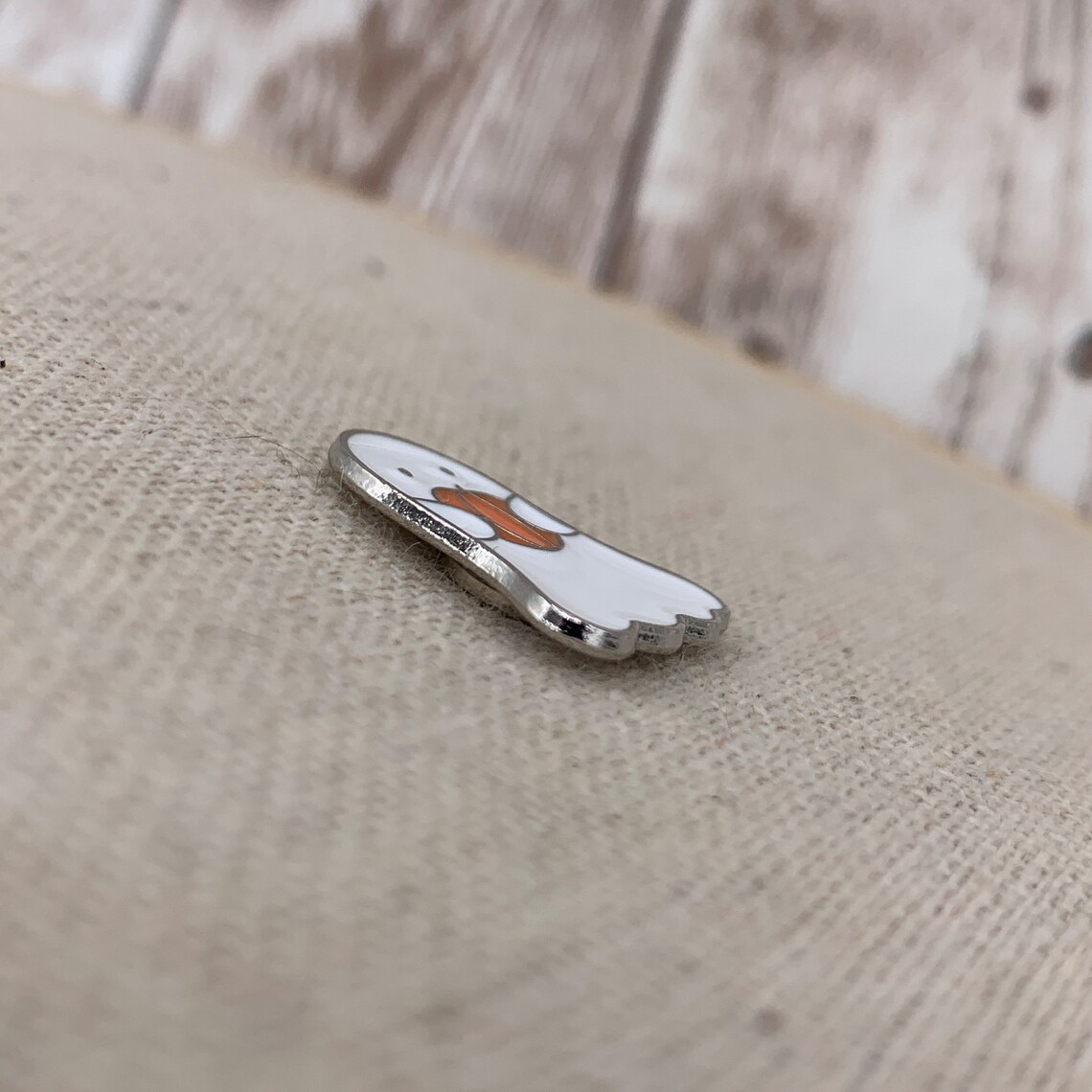 Pumpkin Ghost Needle Minder Cute White Halloween - Etsy