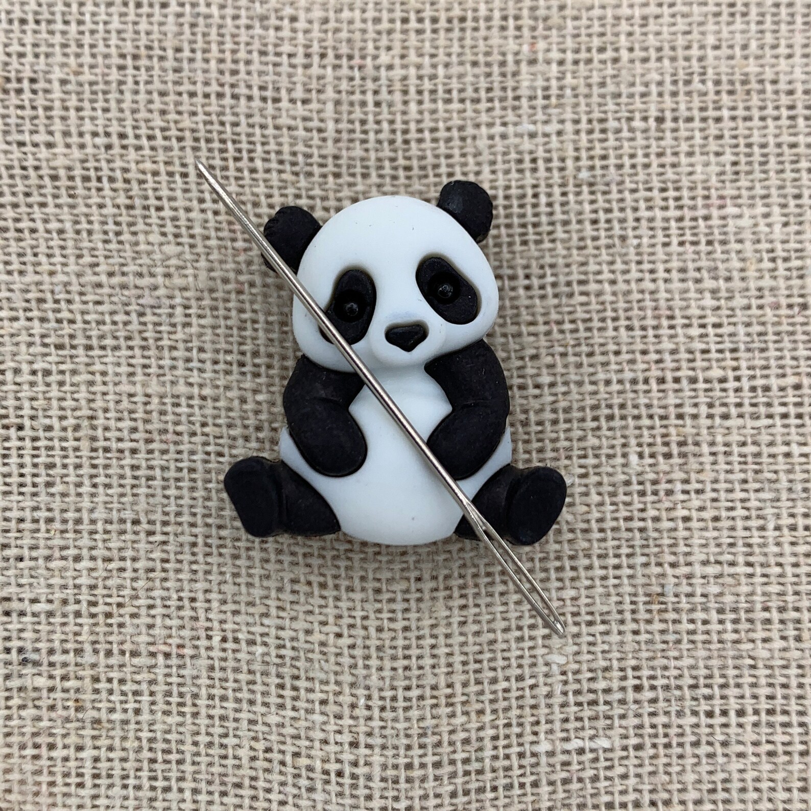 Panda Needle Minder Bear Magnetic Needle Minder Nanny | Etsy