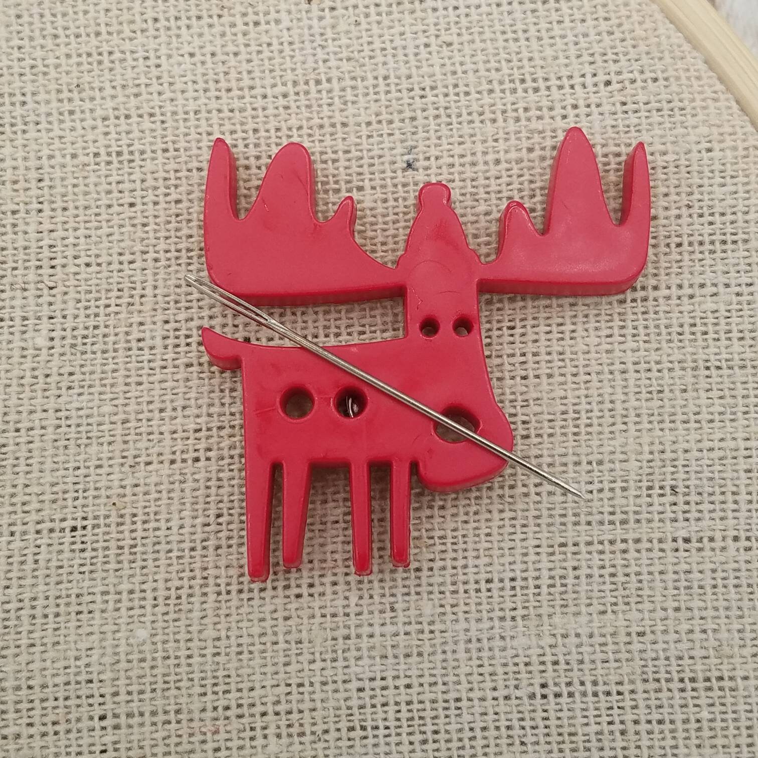 Moose Needle Minder | Christmas Moose | Holiday Moose | Winter Moose ...