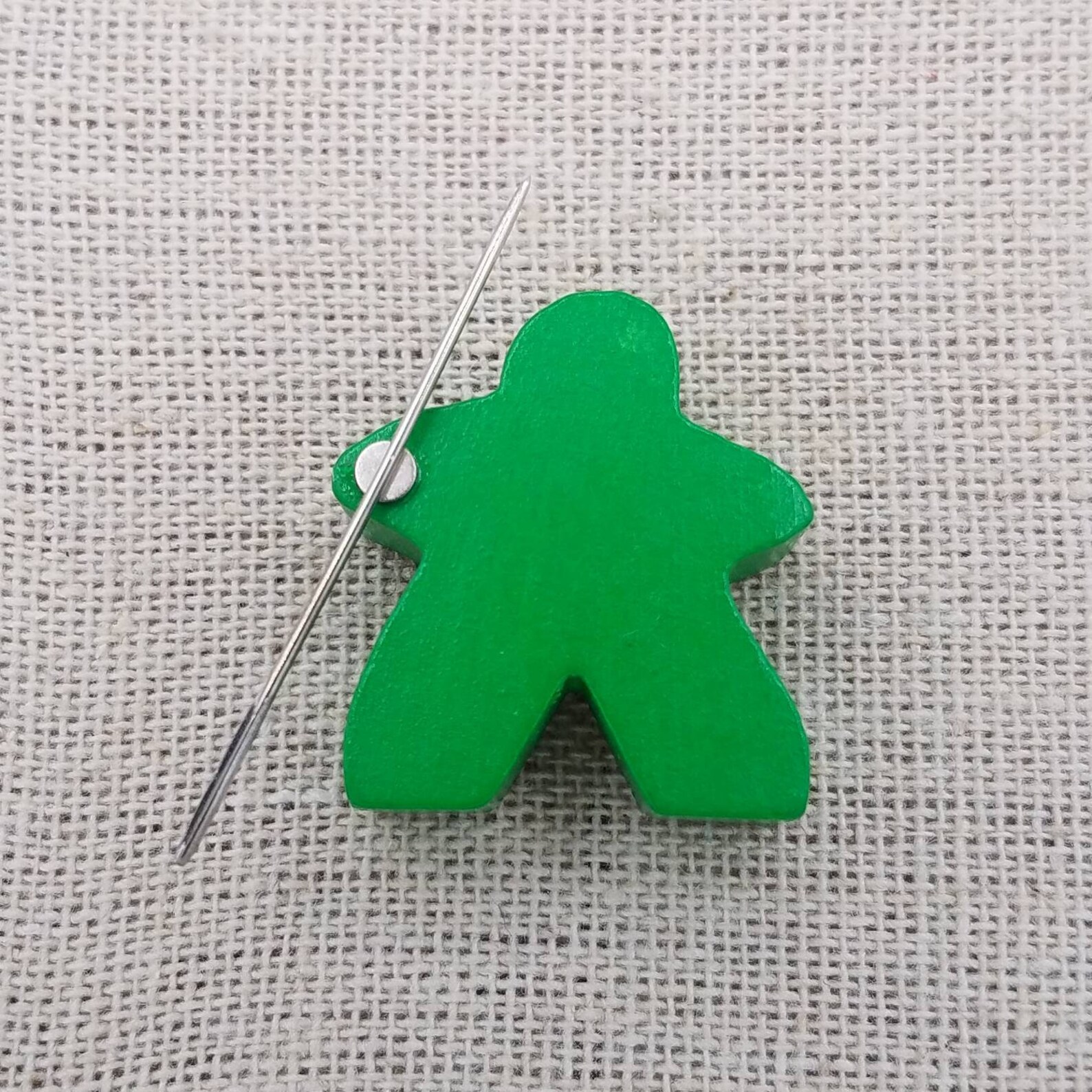 Wooden Meeple Needle Minder | Board Game | Nerdy | Geeky | Magnetic ...