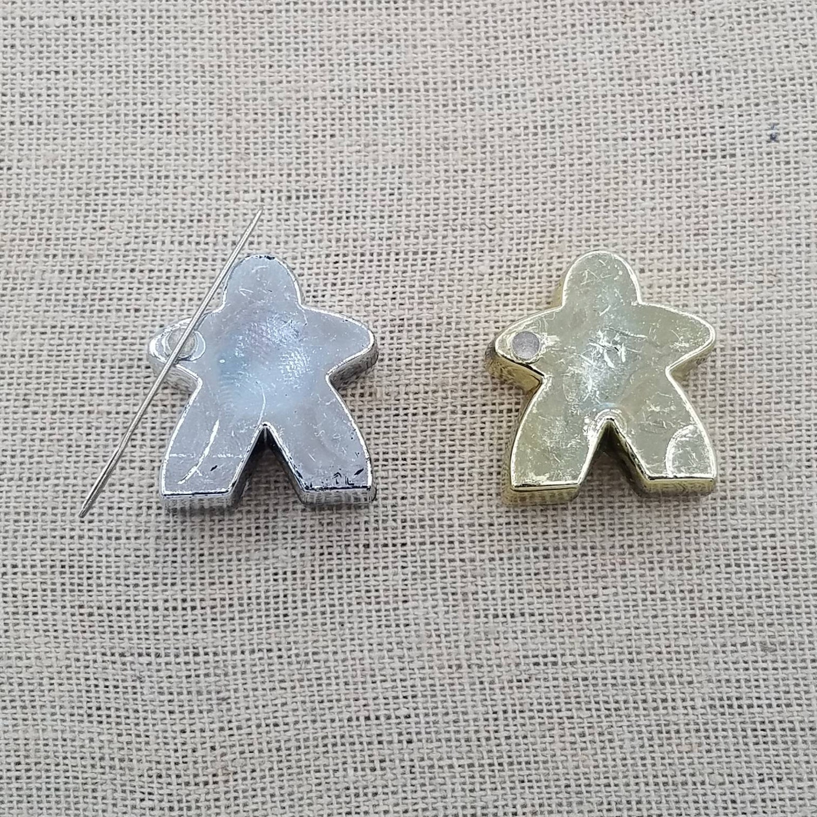 Acrylic Metallic Meeple Needle Minder | Board Game | Nerdy | Geeky ...