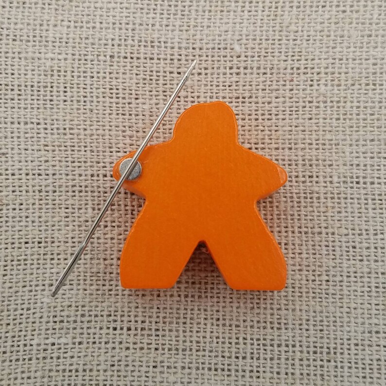 Wooden Meeple Needle Minder | Board Game | Nerdy | Geeky | Magnetic ...