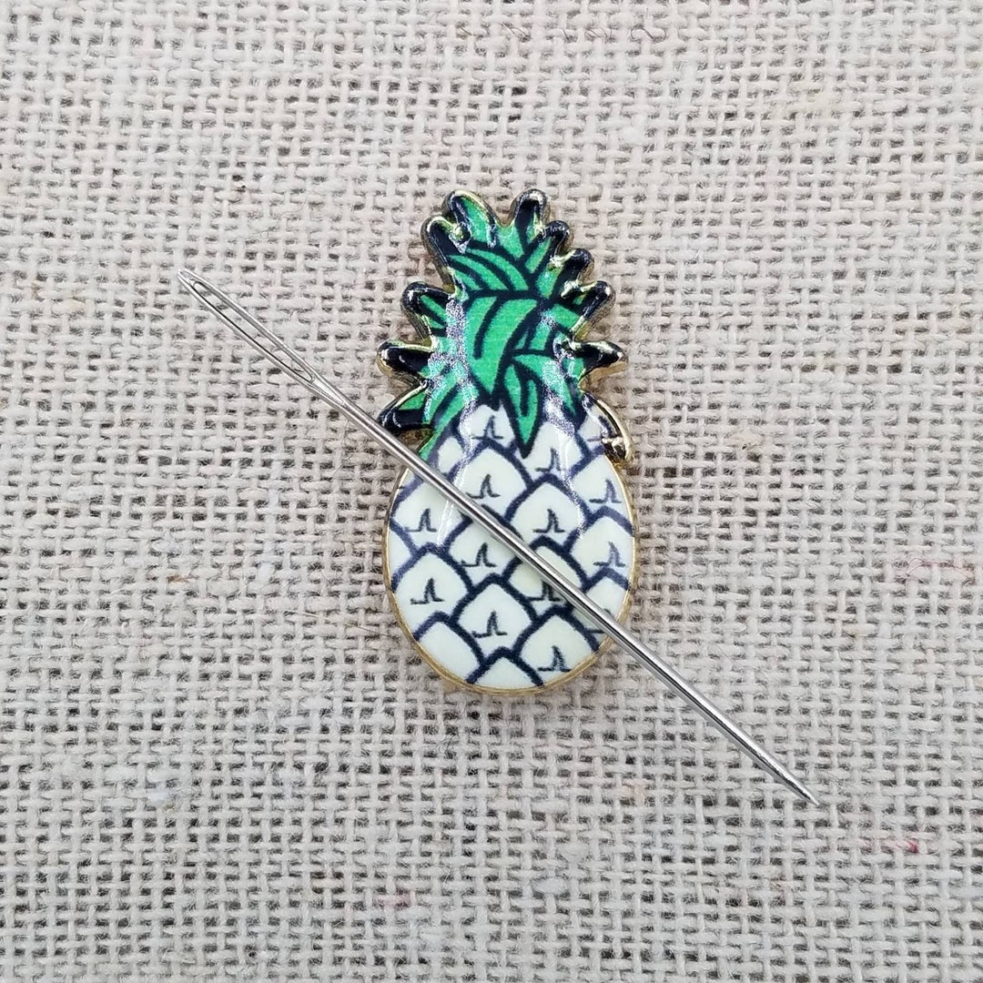 White Pineapple Needle Minder | Fruit | Food | Sunshine | Tropical ...
