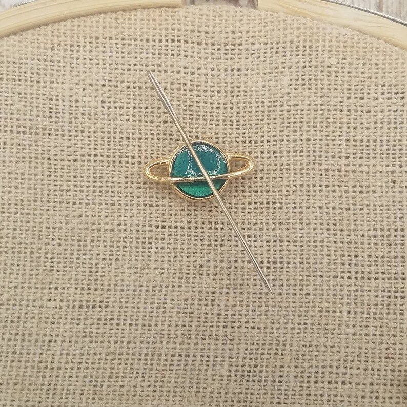 Mini Planet Needle Minder | Galaxy | Space | Pink | Blue | Green ...