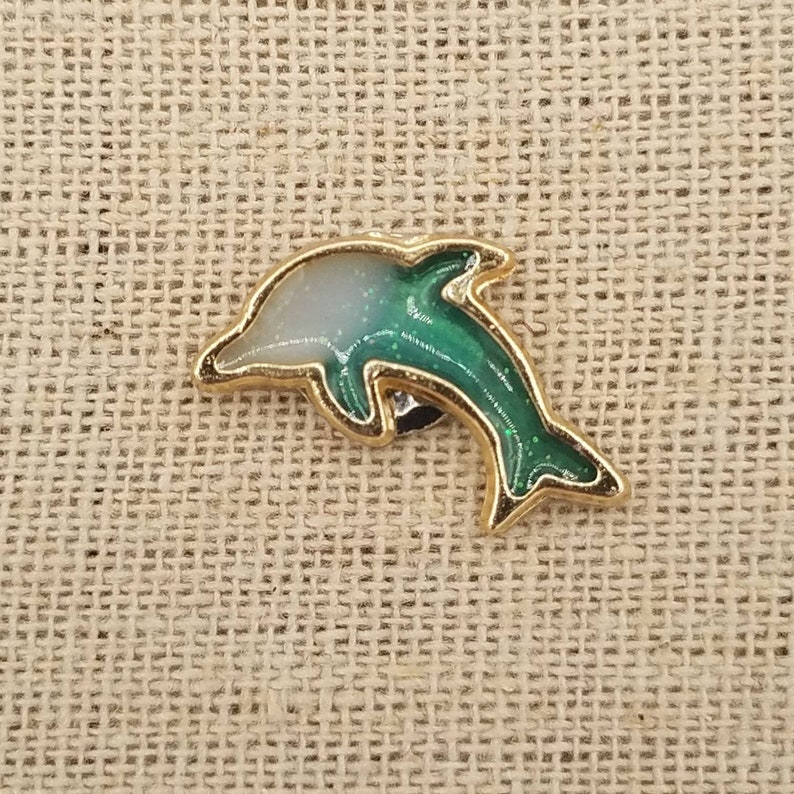 Mini Ombre Dolphin Glitter Dolphin Gold Purple Green - Etsy