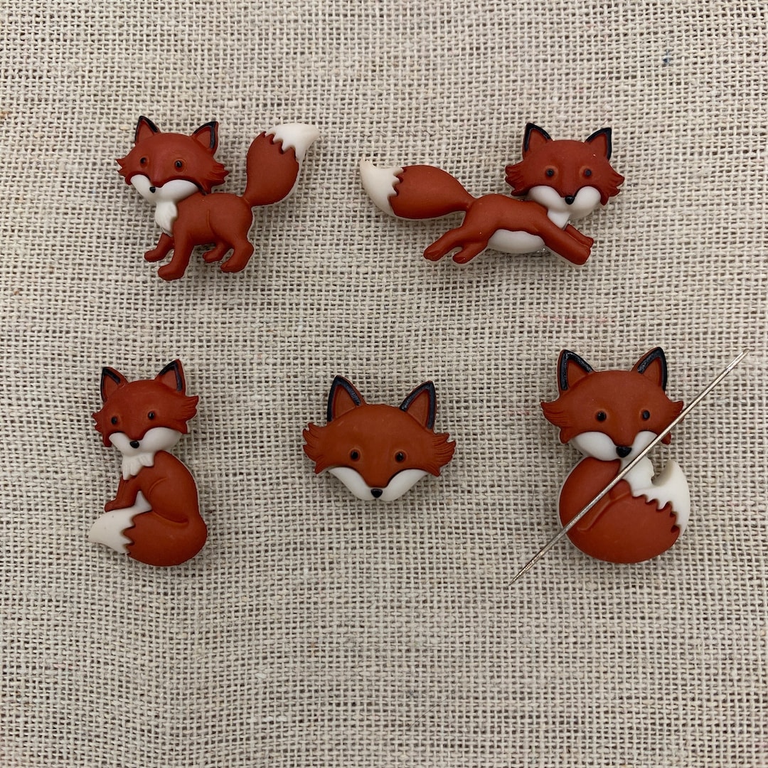 Fox Needle Minder | Red | Woodland | Magnetic Needle Minder | Nanny ...