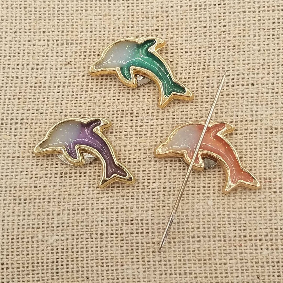 Mini Ombre Dolphin | Glitter Dolphin | Gold | Purple | Green | Pink ...