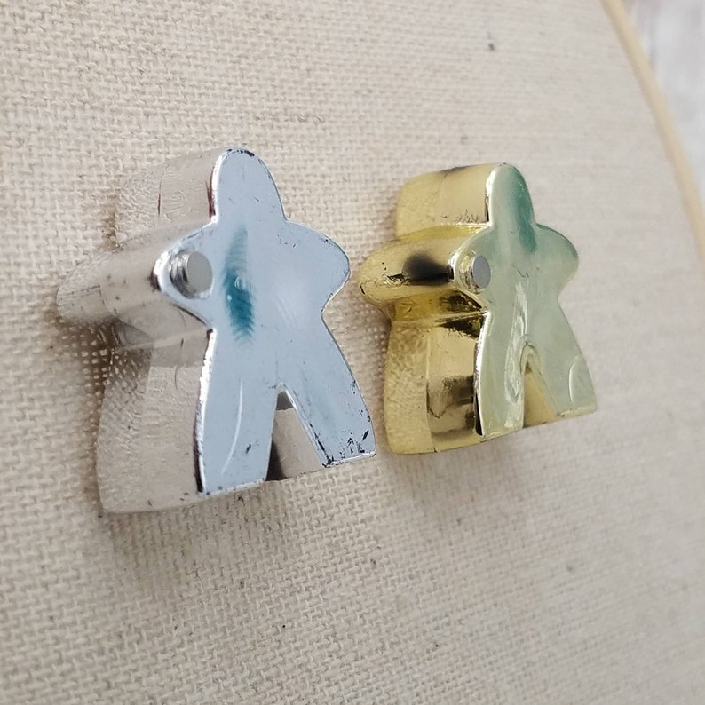 Acrylic Metallic Meeple Needle Minder | Board Game | Nerdy | Geeky ...