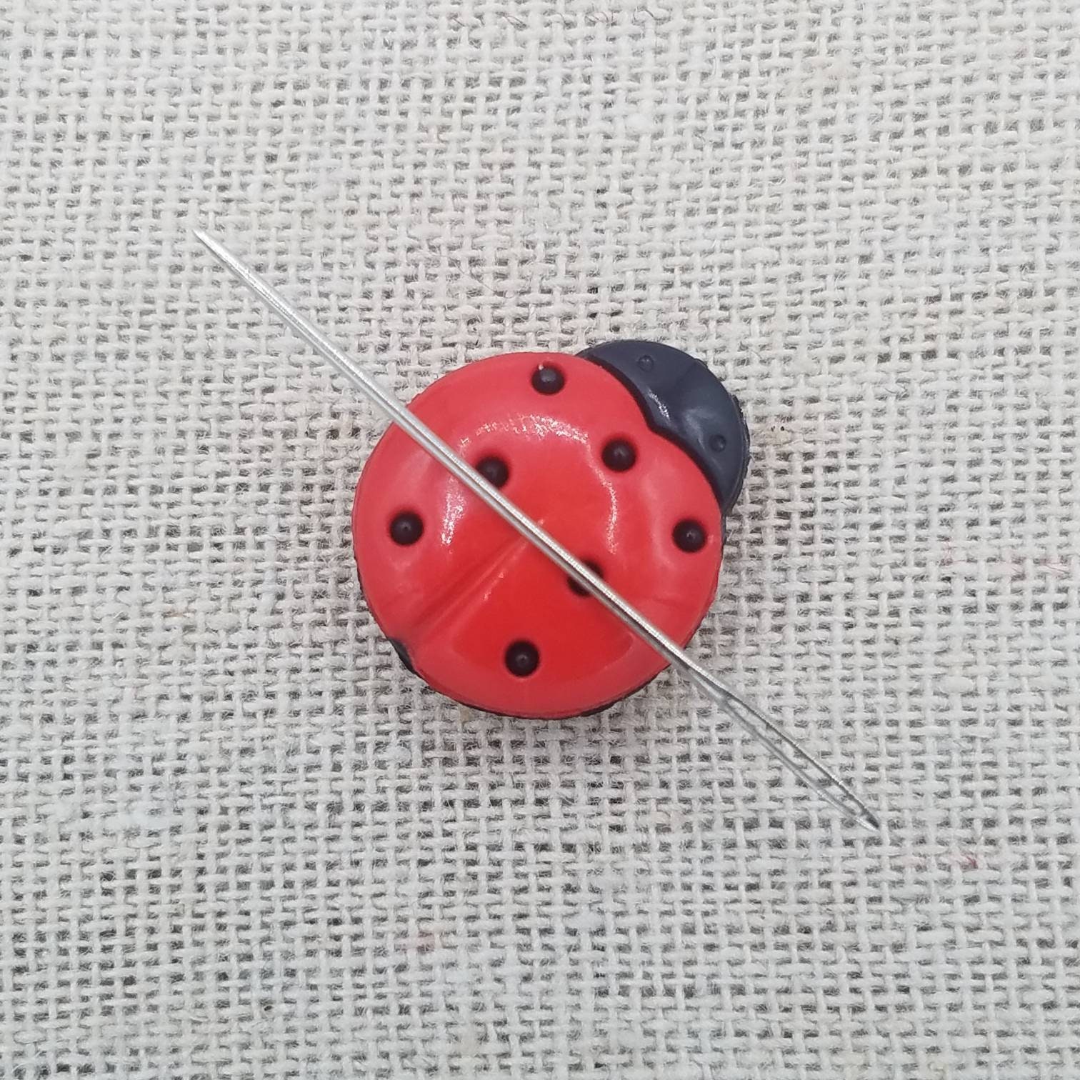Ladybug Needle Minder | Red | Black | Dot | Spot | Beetle | Bug ...