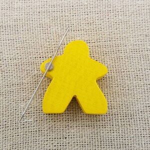 Wooden Meeple Needle Minder | Board Game | Nerdy | Geeky | Magnetic ...
