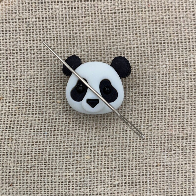 Panda Needle Minder Bear Magnetic Needle Minder Nanny - Etsy