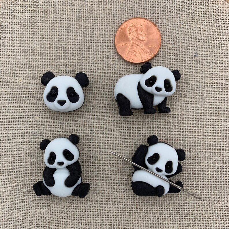 Panda Needle Minder Bear Magnetic Needle Minder Nanny - Etsy