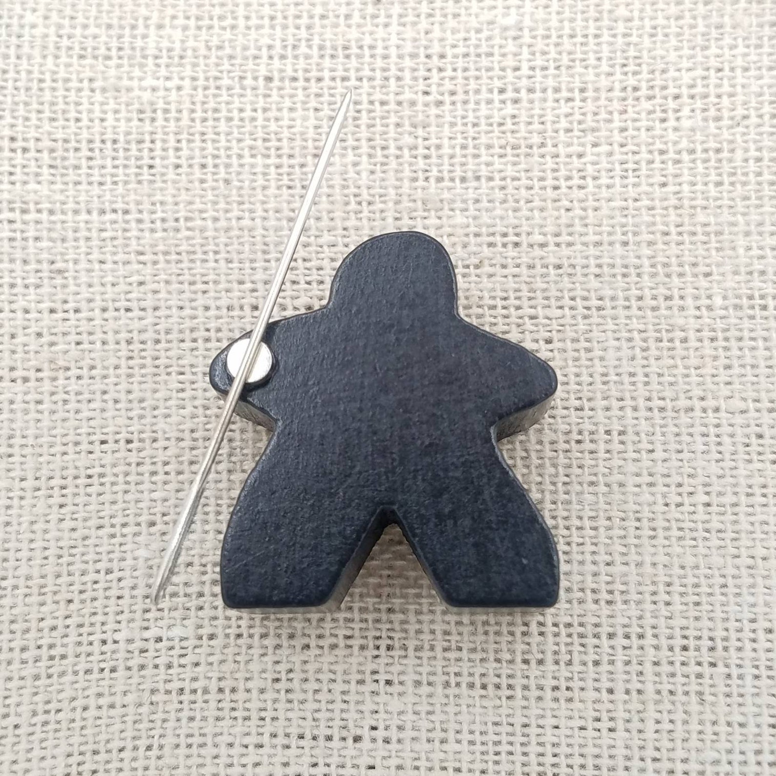 Wooden Meeple Needle Minder | Board Game | Nerdy | Geeky | Magnetic ...