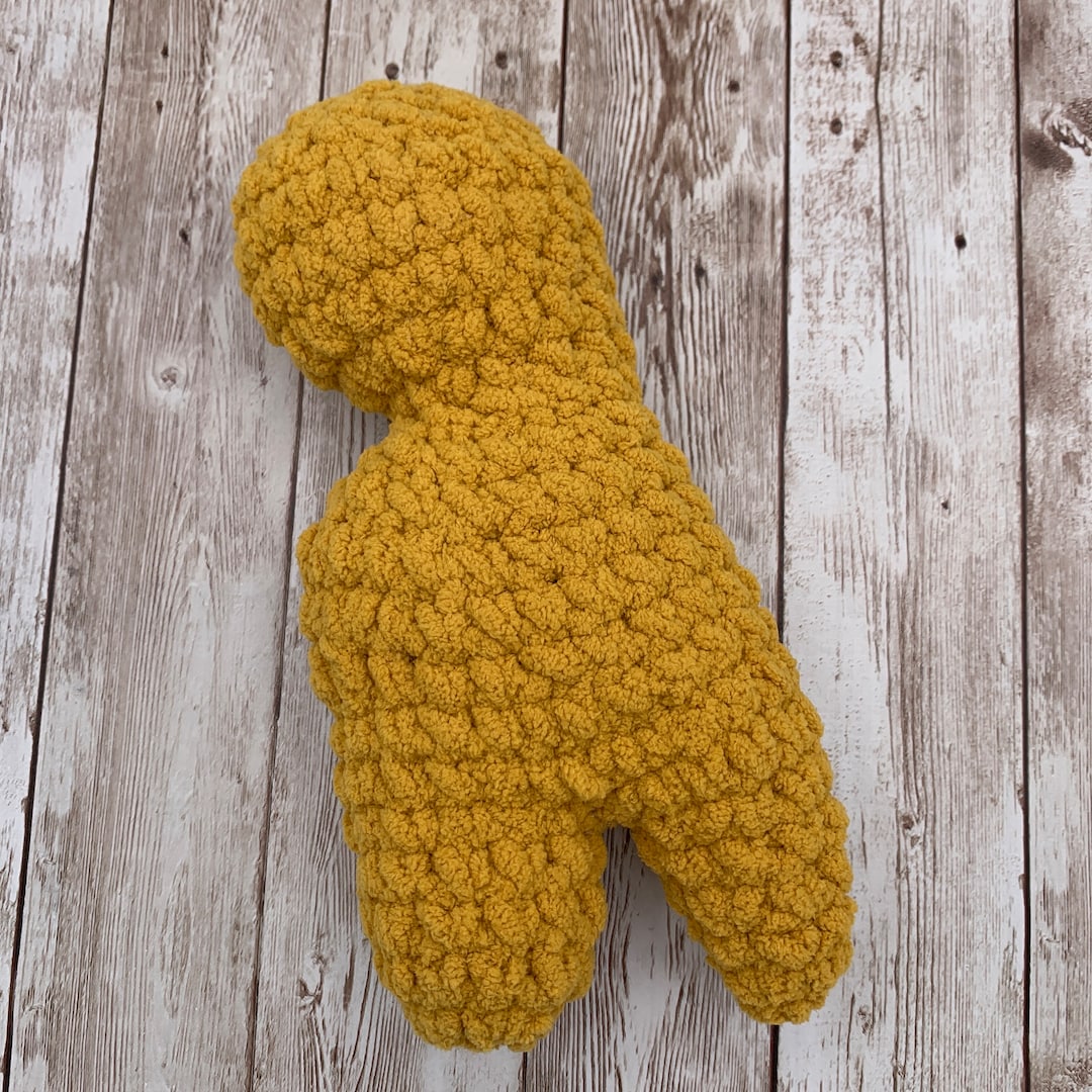 Crocheted Dino Nugget Crochet T Rex Dinosaur Nuggie Soft Amigurumi ...