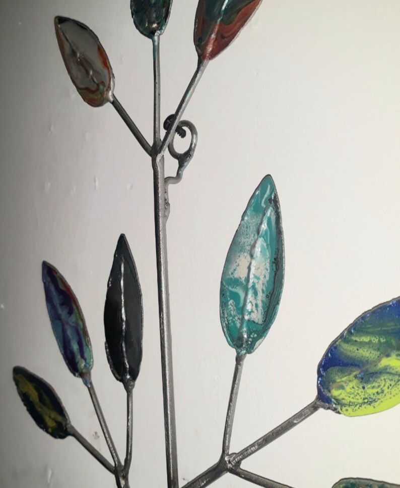 Free Standing or Wall Metal Tree Sculpture, Wall Decor, Handmade, Hand ...