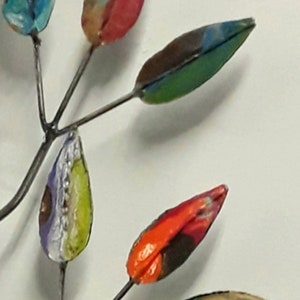 Metal Tree Sculpture, Metal Wall Art, Handmade, Welded, Hand Painted ...