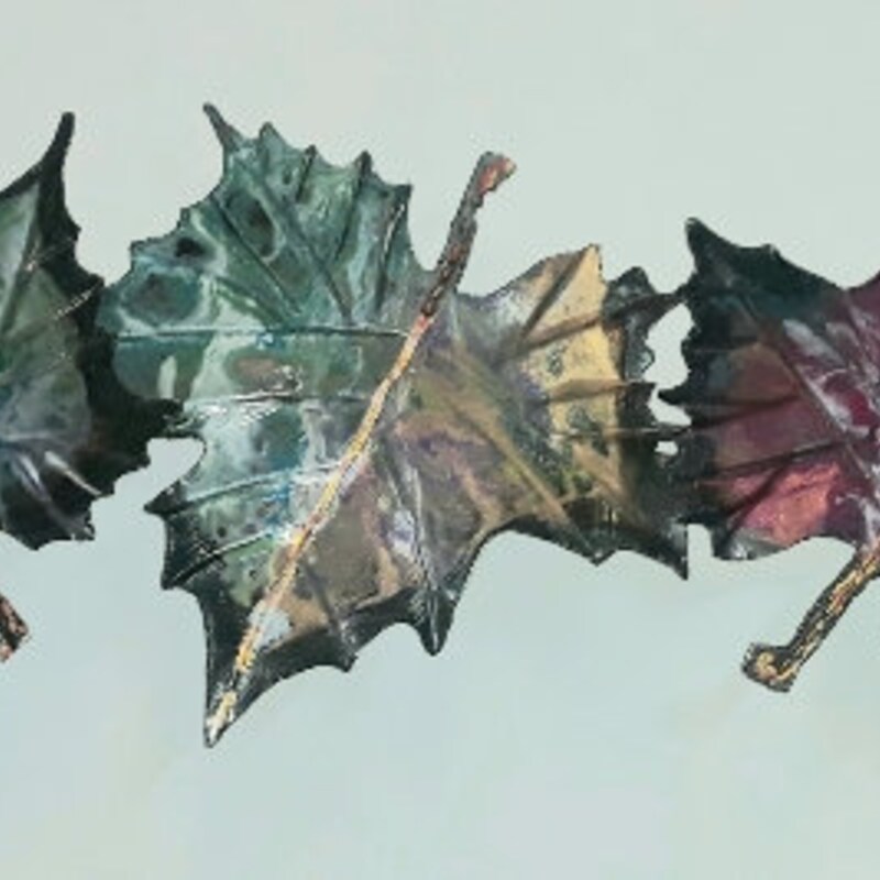 Metal Maple Leaves - Etsy