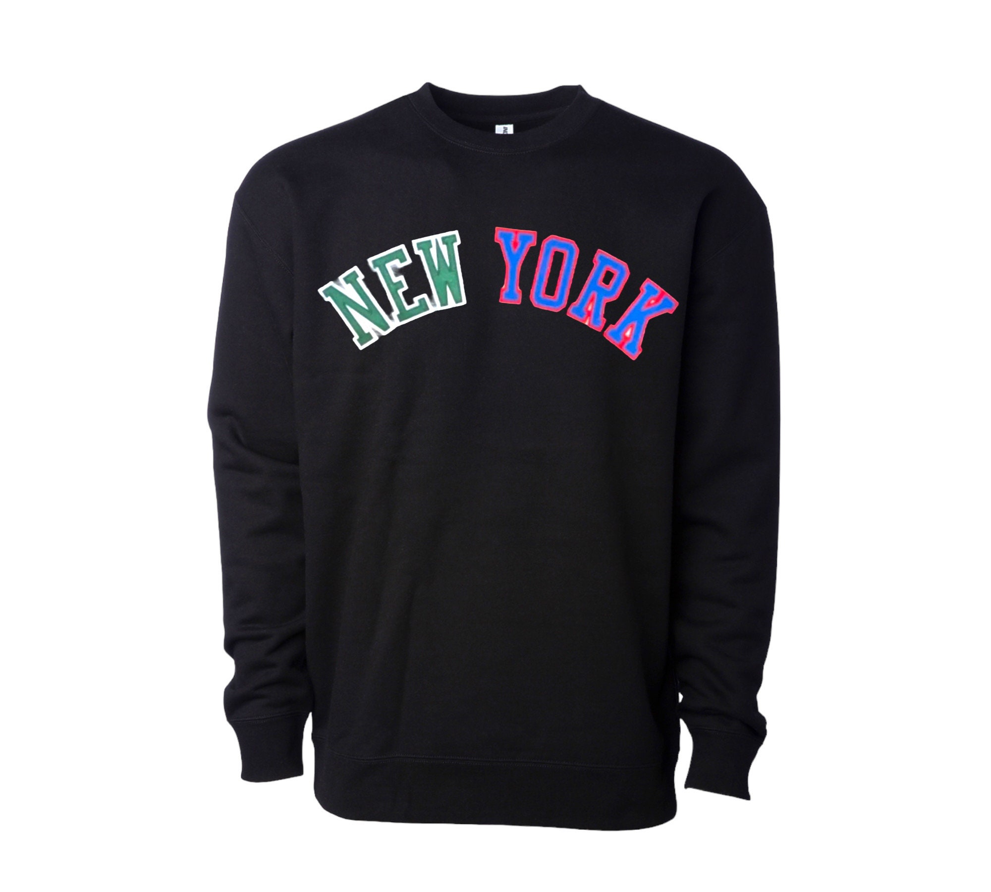 New York Football Teams Crewneck Sweater Represnt Both Squads With One ...