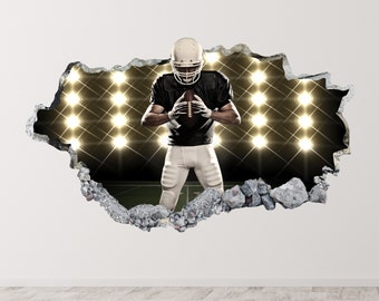 Football Fan Sticker - Etsy