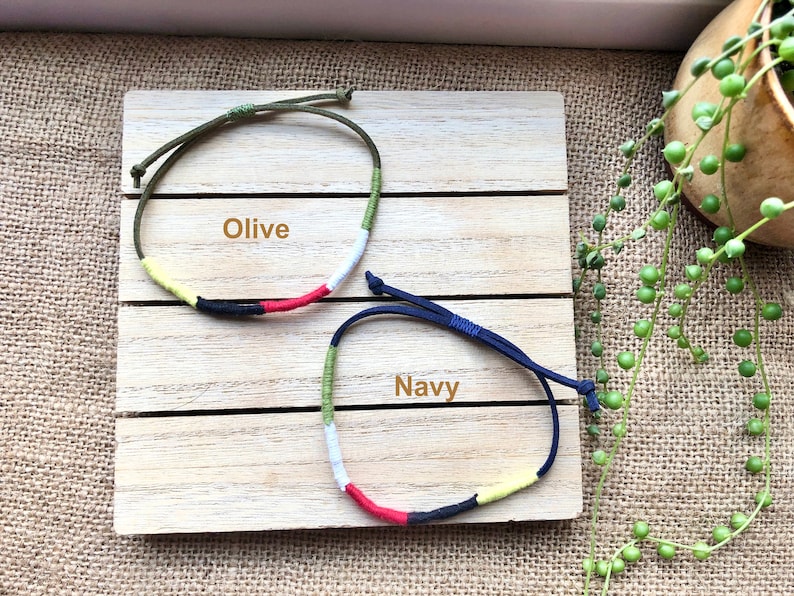 5 Colors Gospel Bracelet Christian String Bracelet String | Etsy Canada