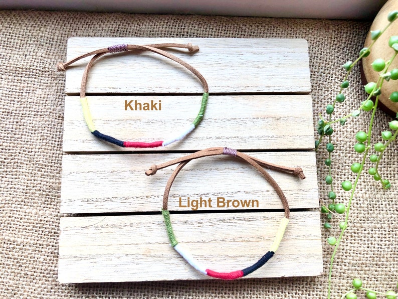 5 Colors Gospel Bracelet Christian String Bracelet String | Etsy Canada