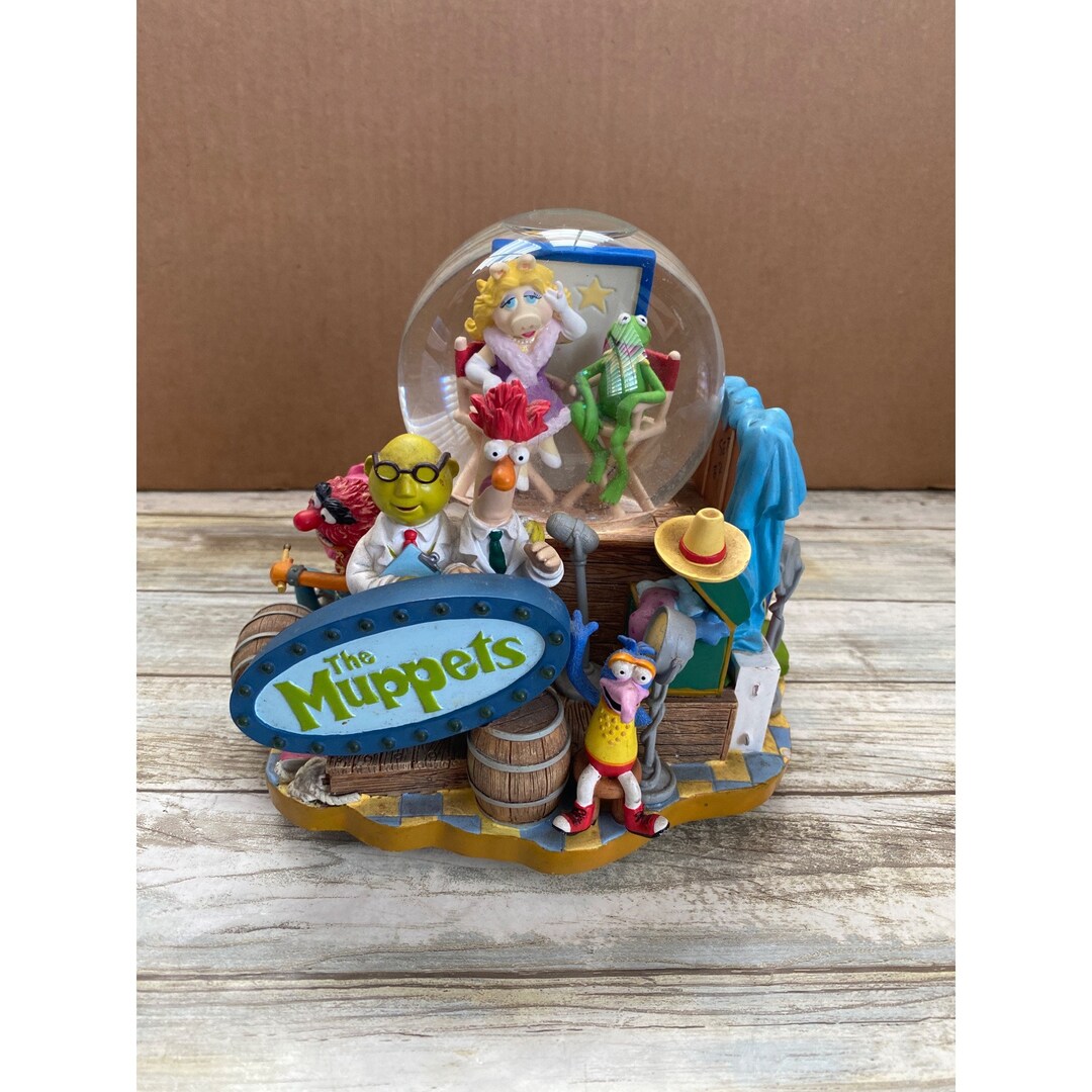 Disney the Muppets Musical Snow Globe Marquis the Muppet Show Theme W ...
